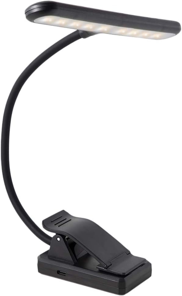 SKYSONIC Music Stand Light Rechargeable Lamp Led Piano Lamp Clip on Led ...