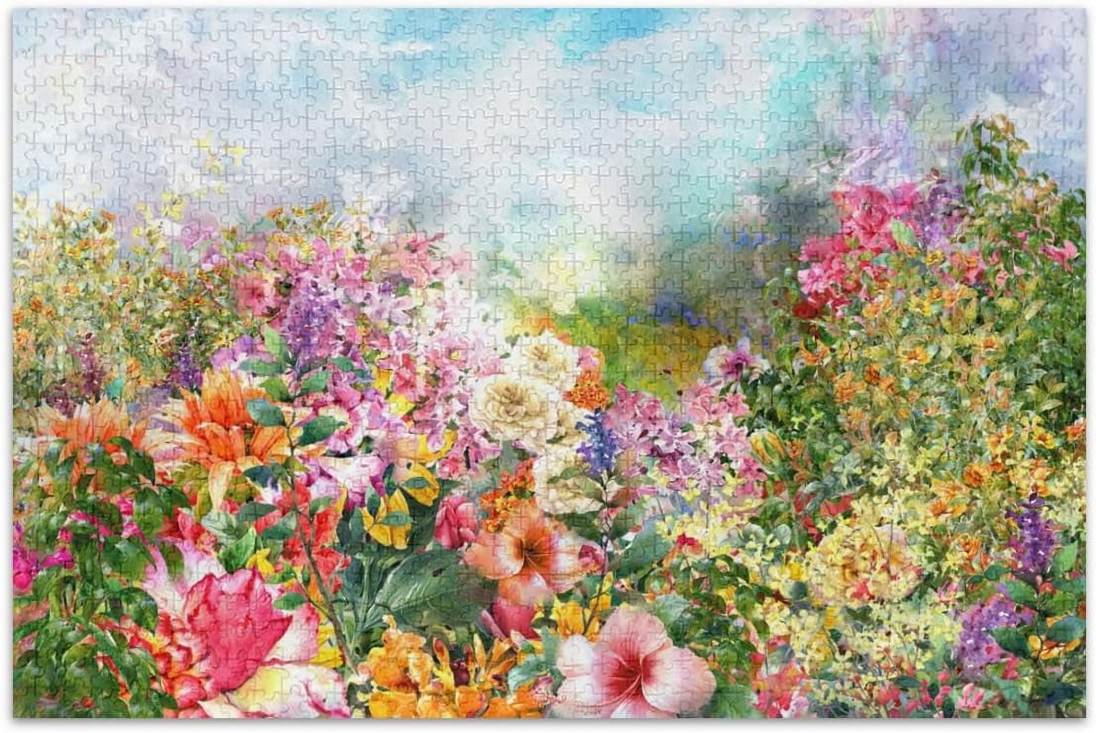 SKYSONIC Oil Painting Jigsaw Puzzles 500 Piece for Adults Large Puzzle ...