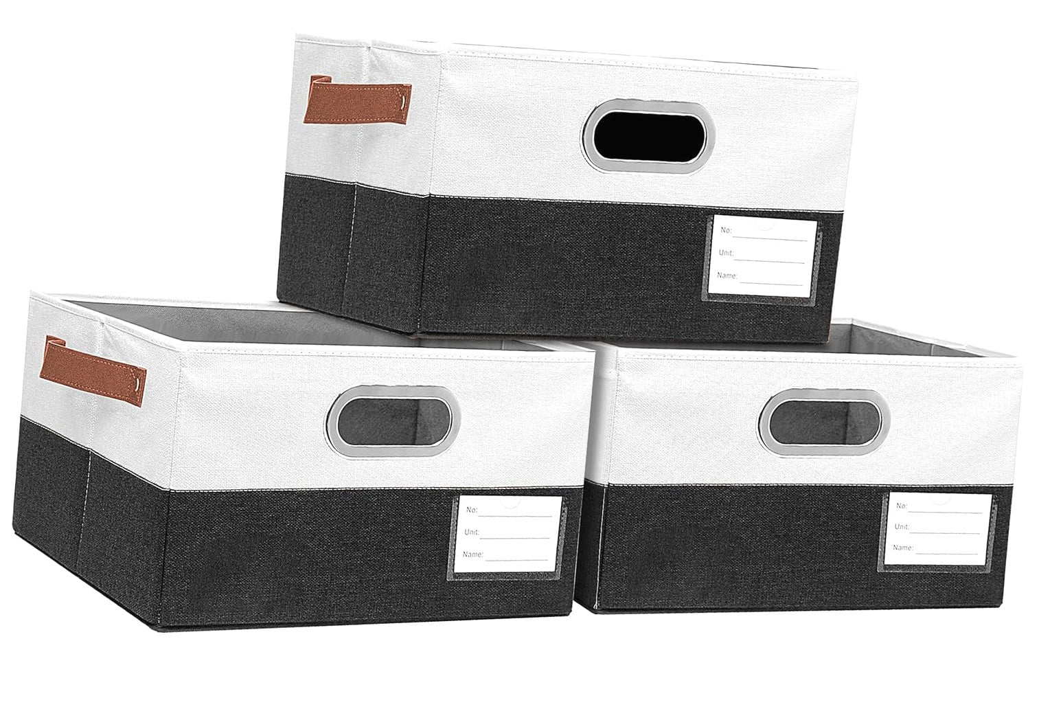 SKYSONIC Open Collapsible Storage Containers, Foldable Multipurpose ...