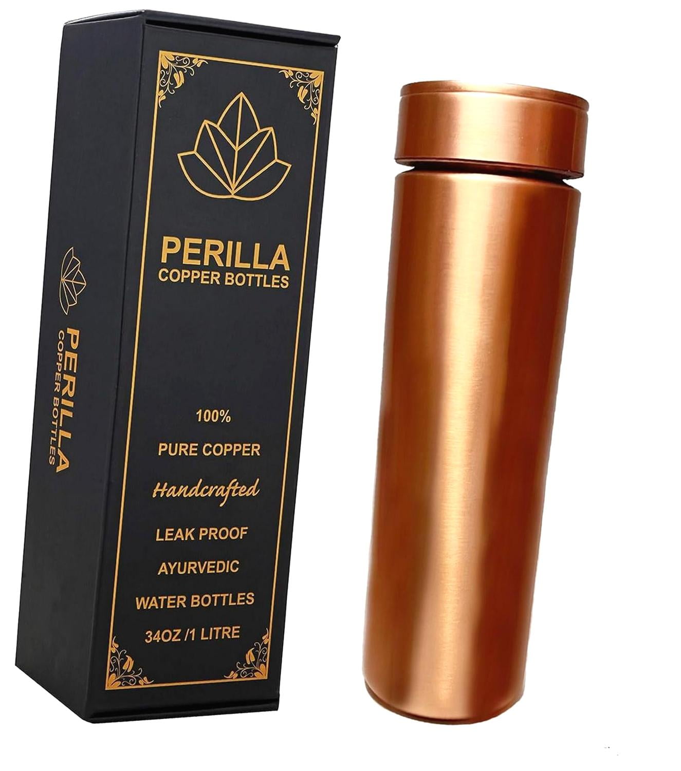 SKYSONIC Perilla Pure Copper Hydration Vessel 34 Ounce Spill-Proof ...