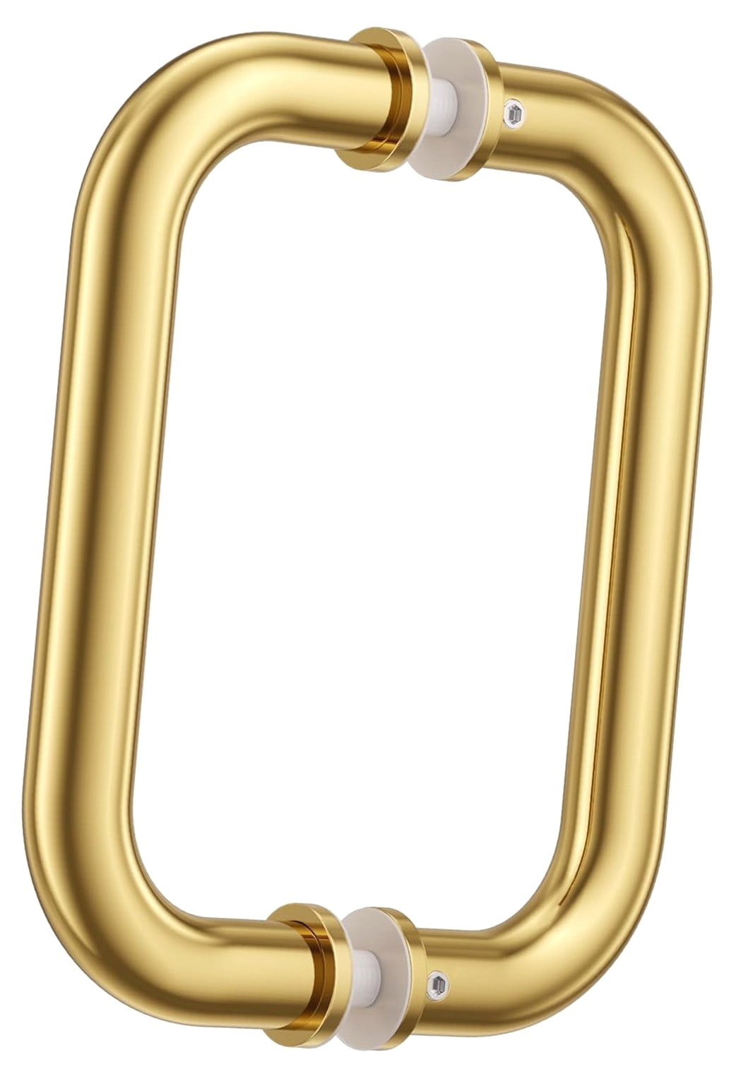 SKYSONIC Polished 6 Inch (CTC) Tubular Back-to-Back Shower Door Handle ...