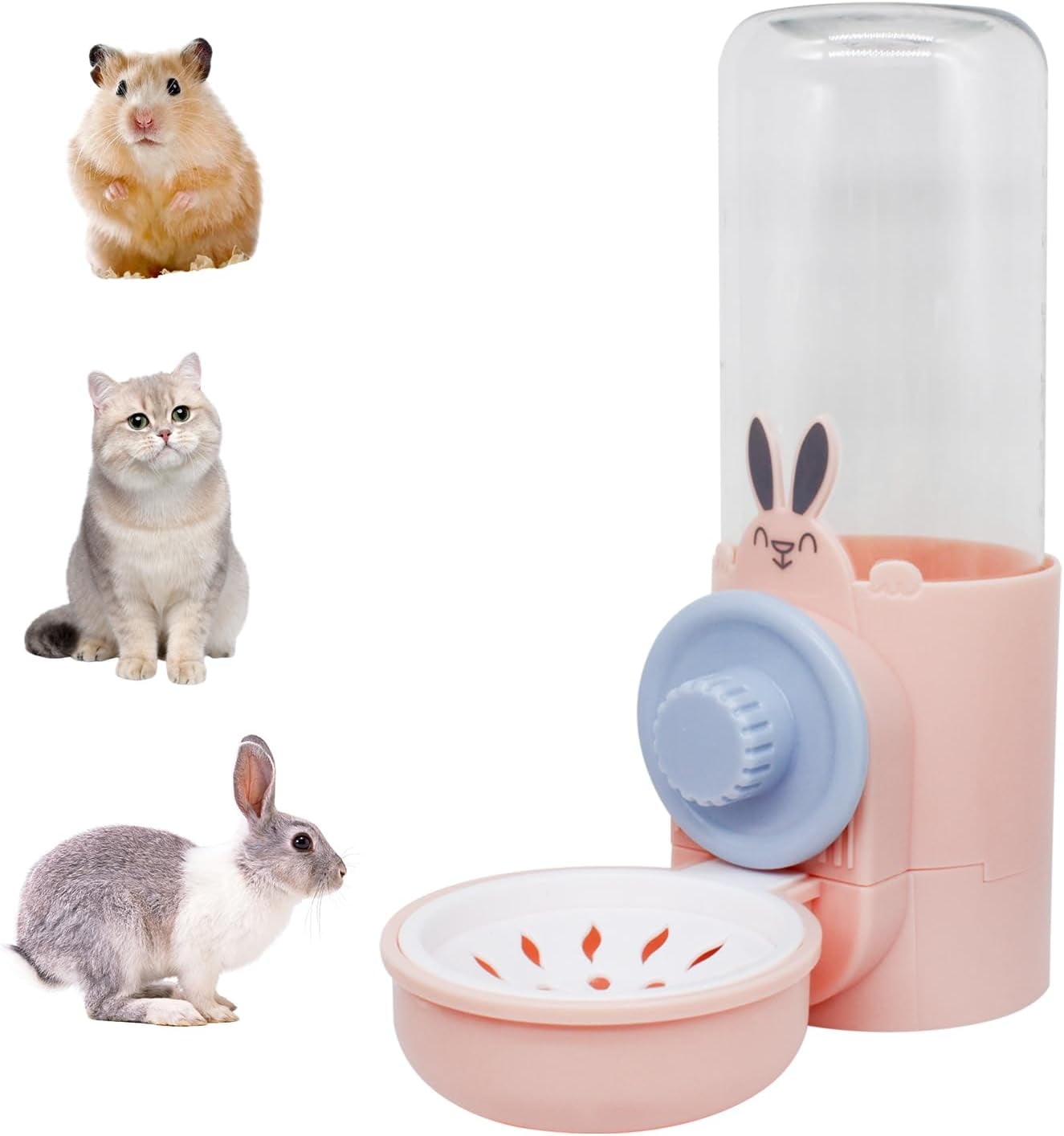 SKYSONIC Rabbit Water Bottle, Detachable Pet Cage Hanging Guinea Pig ...