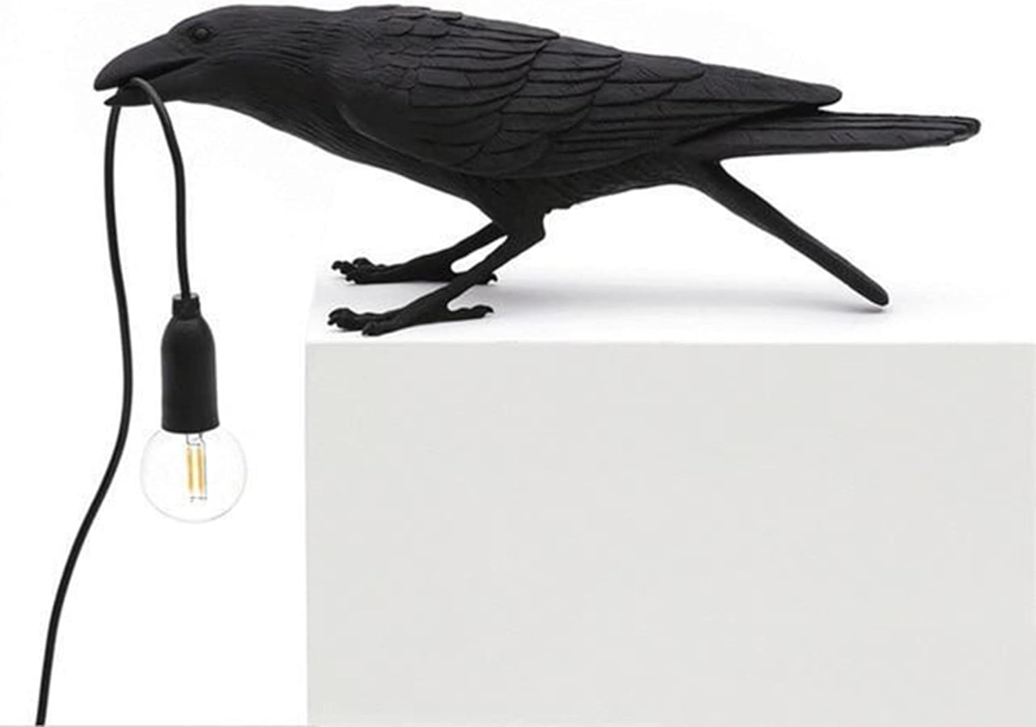 SKYSONIC Raven Table Lamp,Crow Table lamp,Lifelike Resin Raven Ligh,Art ...