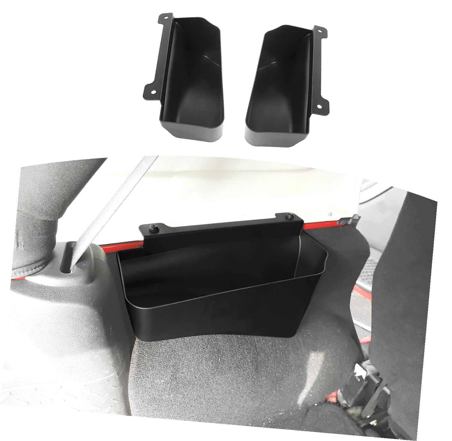 SKYSONIC Rear Wheel Well Storage Organizer Bin for JK, Trunk Storage ...