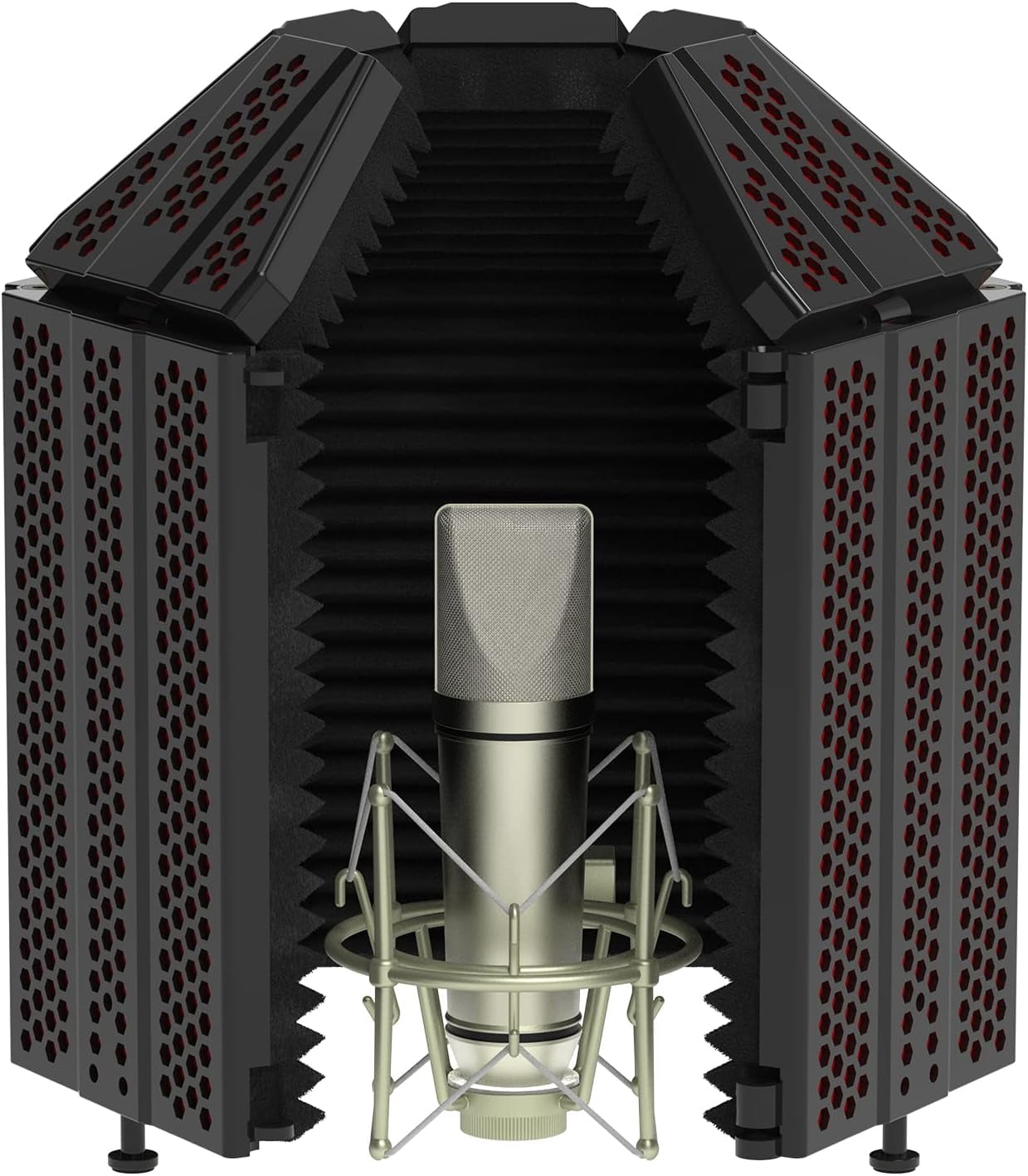 SKYSONIC Recording Microphone Isolation Shield High Density Absorbent ...