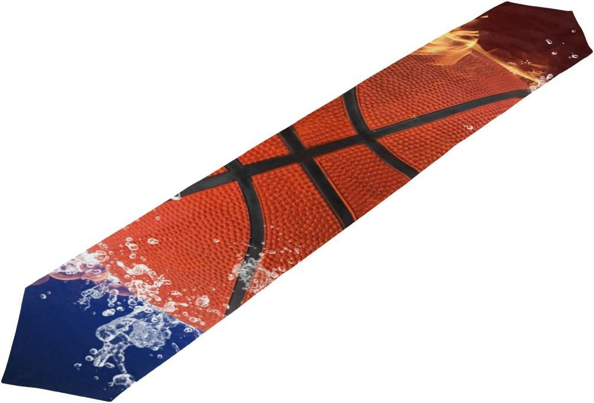 SKYSONIC Rectangle Fire Flames Splashing Water Printed Table Runner ...