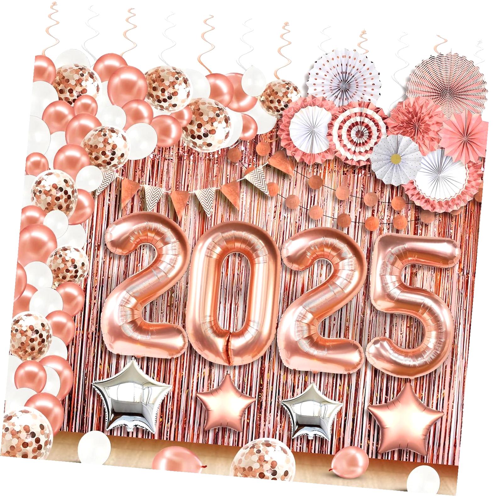 SKYSONIC , Rose graduation decorations 2025 - Large Pack of 149 | Rose ...