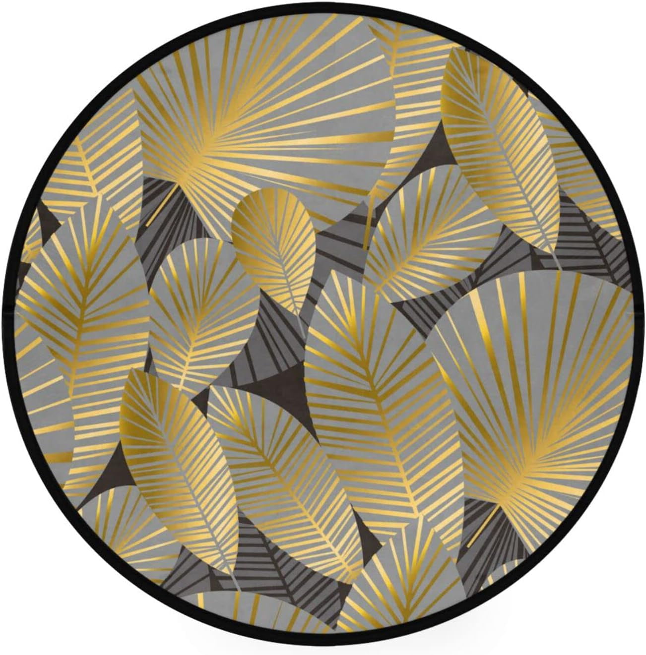 SKYSONIC Round Area Rug Chair Couch Cover Area Rug for Bedroom Floor ...