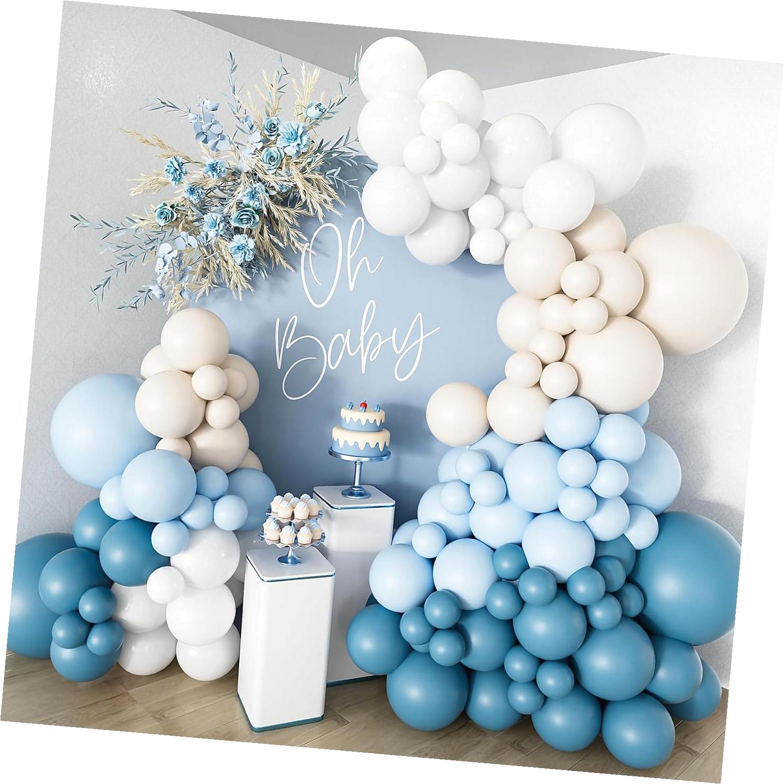 SKYSONIC Under The Sea Balloon Arch Garland Kit, 154Pcs Ocean Themed ...
