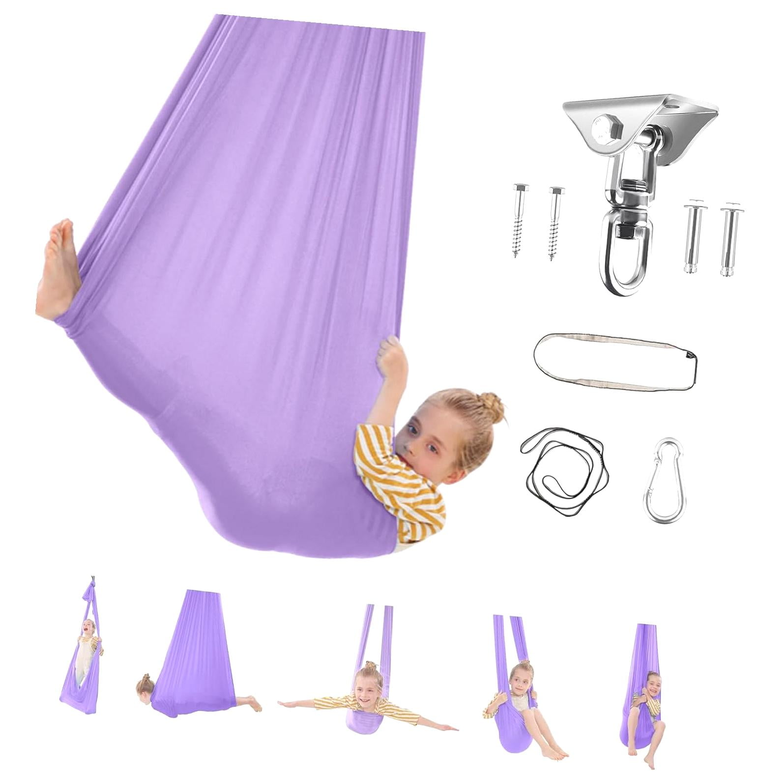 SKYSONIC Sensory Swing for Therapy, Features 360° Swivel Hanger ...