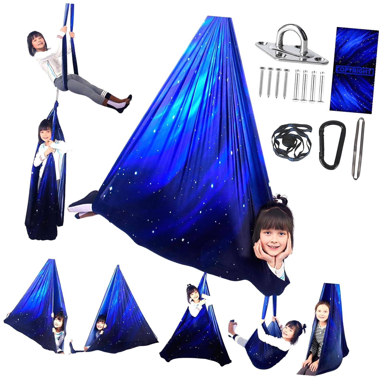SKYSONIC Sensory Swing for Indoor and Therapy Cuddle Swing Snuggle ...