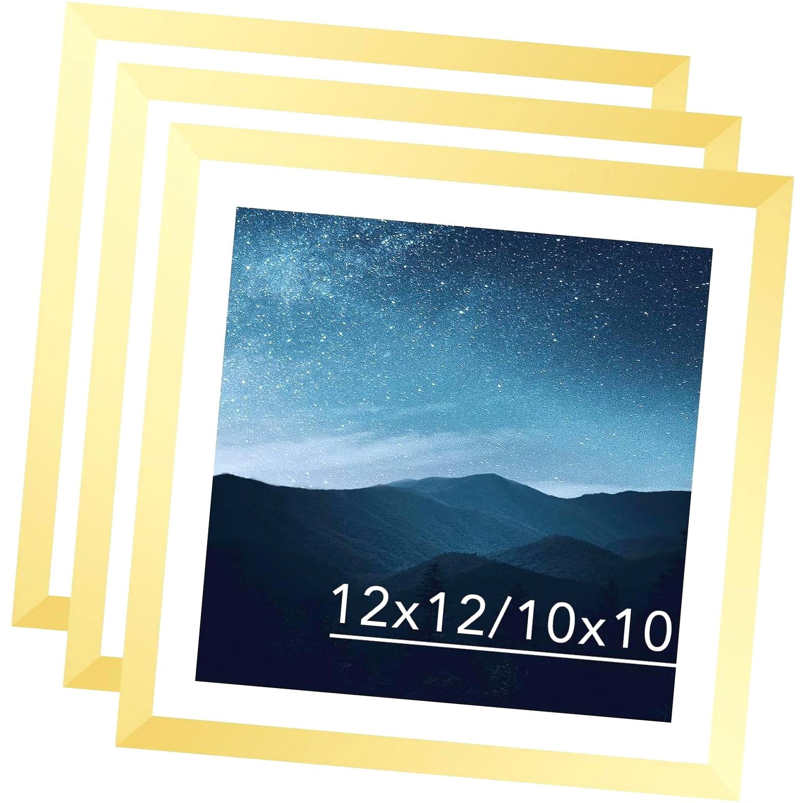 SKYSONIC Set of 3 12x12 Picture with 10x10 Mats for 30x30cm Diamond Art ...