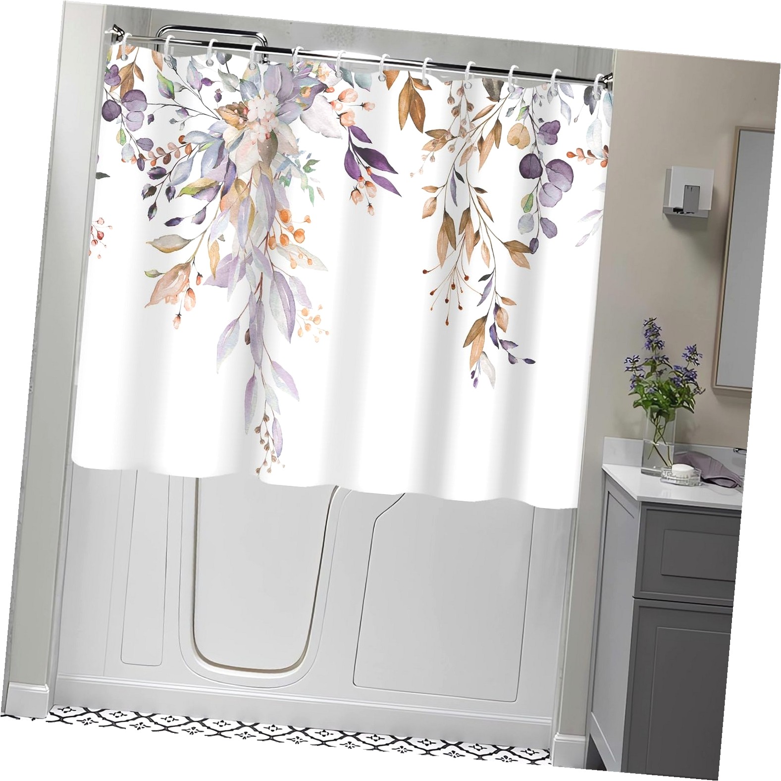 Short Shower Curtain For Walk In Tub