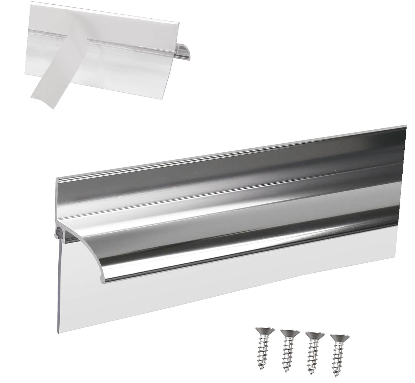 SKYSONIC " Shower Door Bottom Deflector for Shower Door Drip Rail with ...