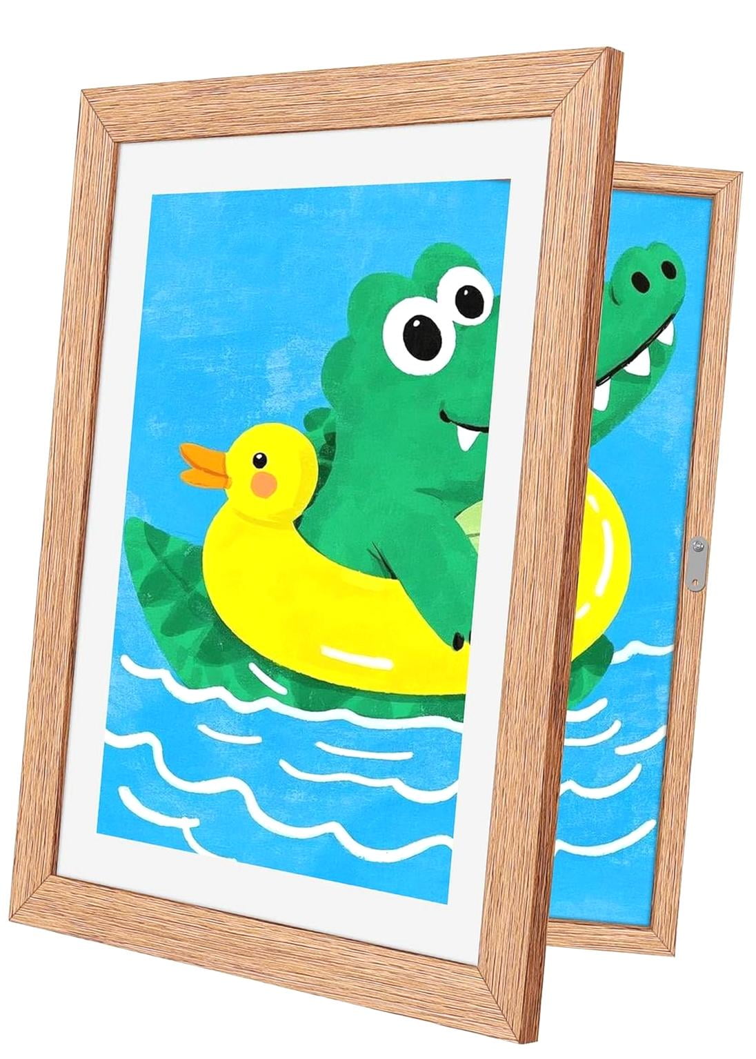 SKYSONIC Single Pack Artwork Display Frame, 8.5 x 11 Inches, Front-Opening for Easy Artwork ...