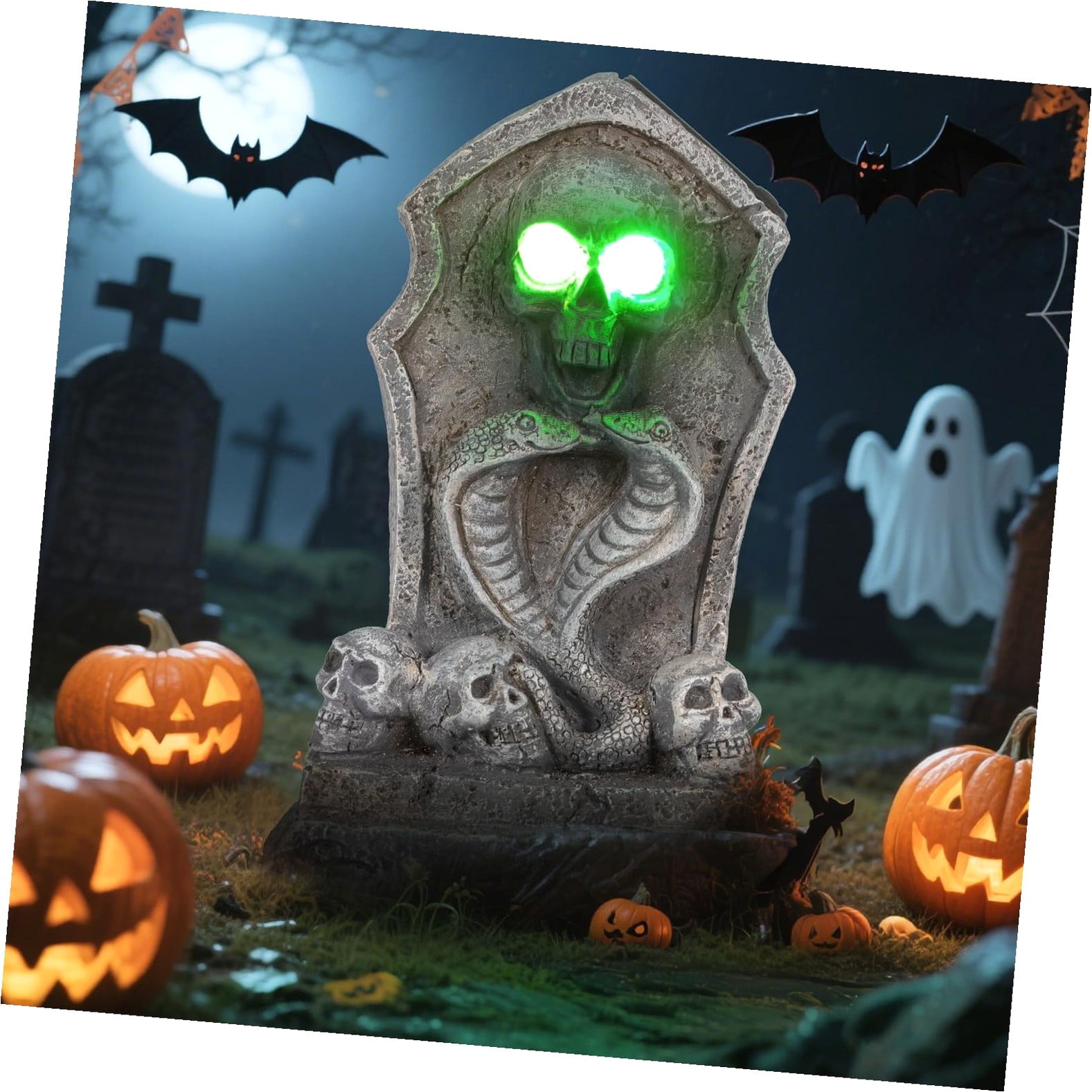 SKYSONIC Solar Decorations Graveyard Light with Blue , Light Party and ...