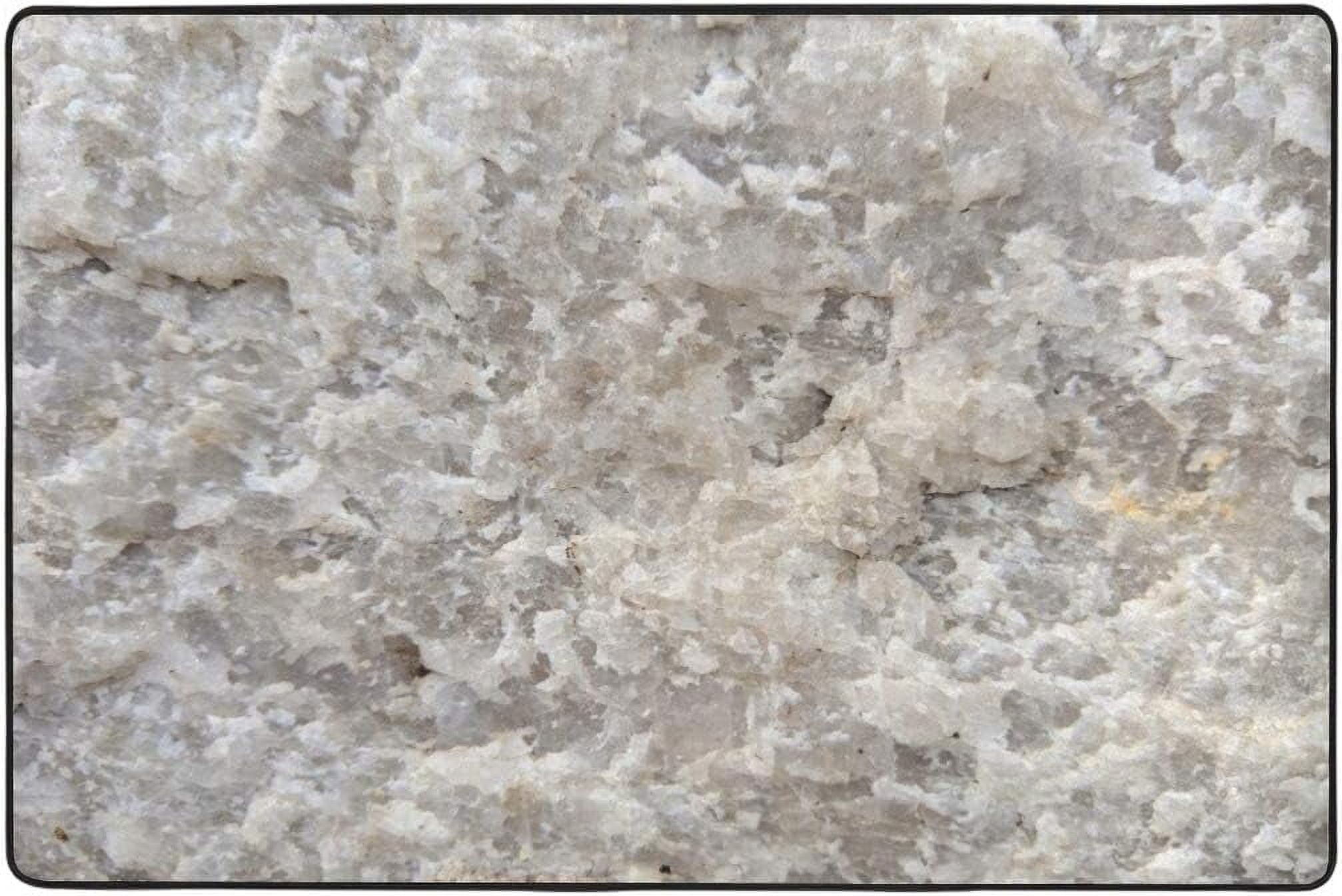 SKYSONIC Stone Granite Cracked Surface Area Rug Carpet for Living Room ...