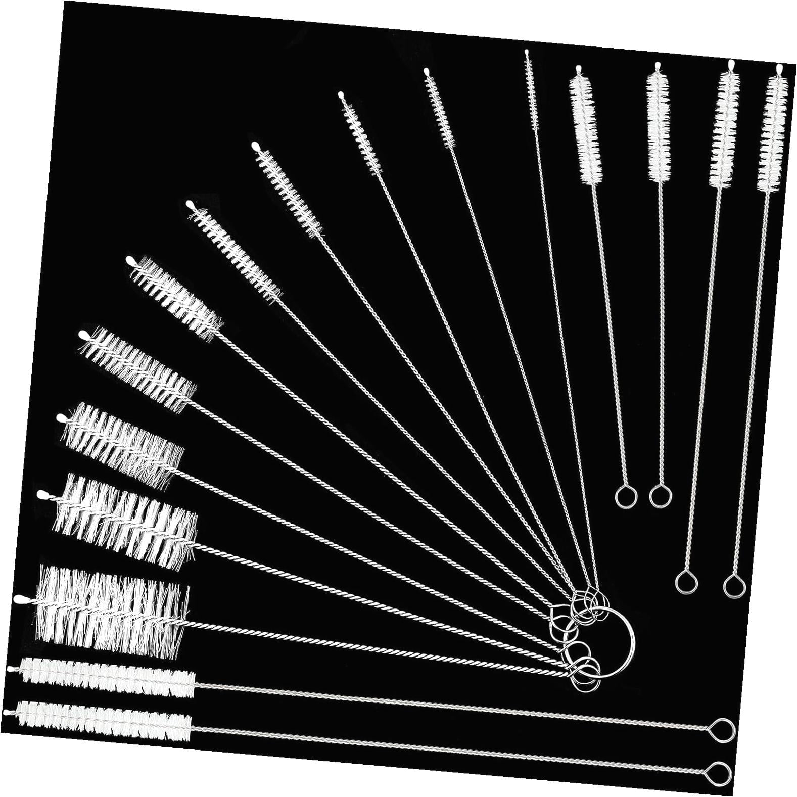 SKYSONIC Straw Cleaning Brushes for Bottles and Test , Long Straw ...