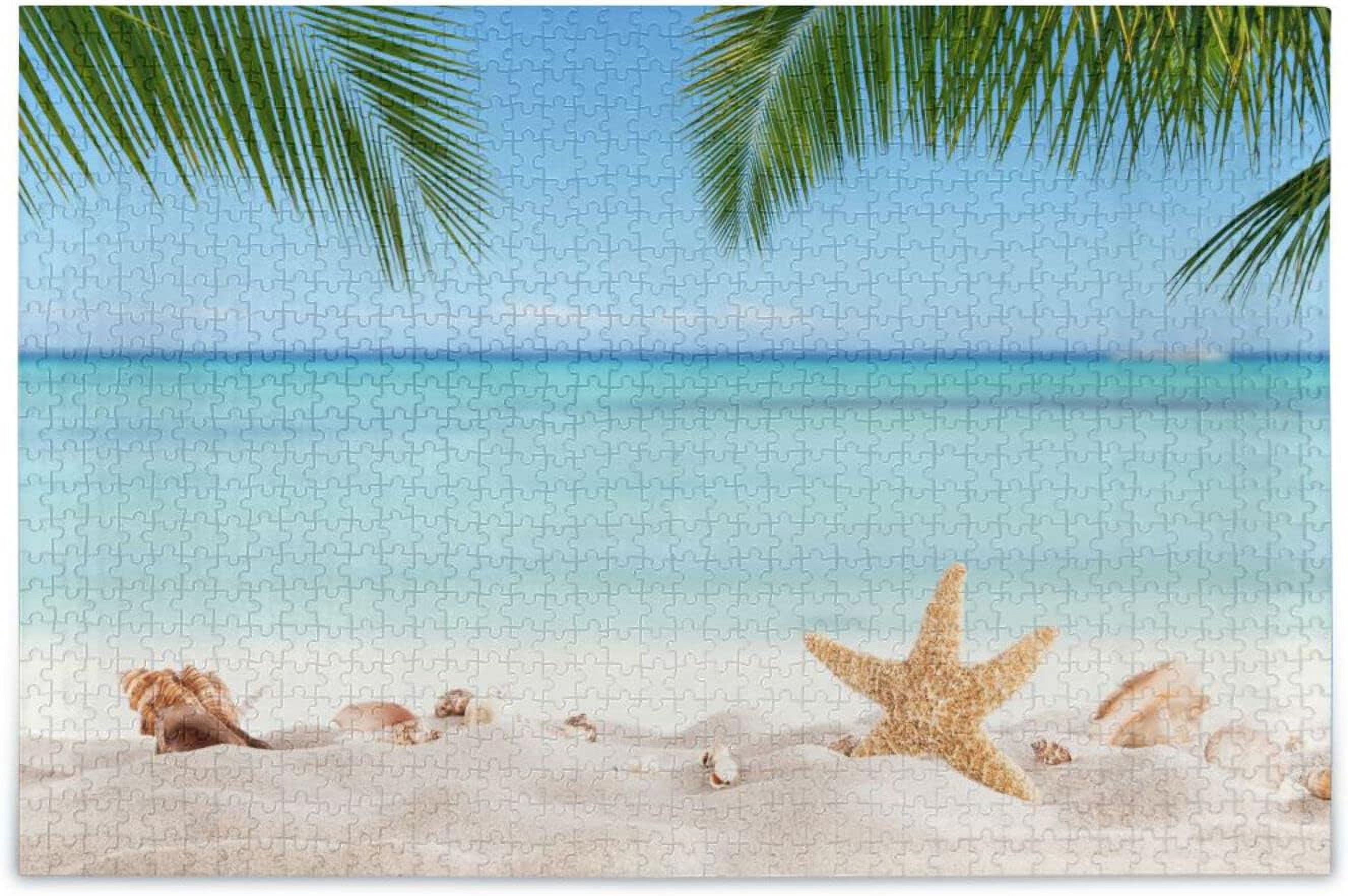 SKYSONIC Summer Beach Jigsaw Puzzles for Adults 1000 Pieces ...