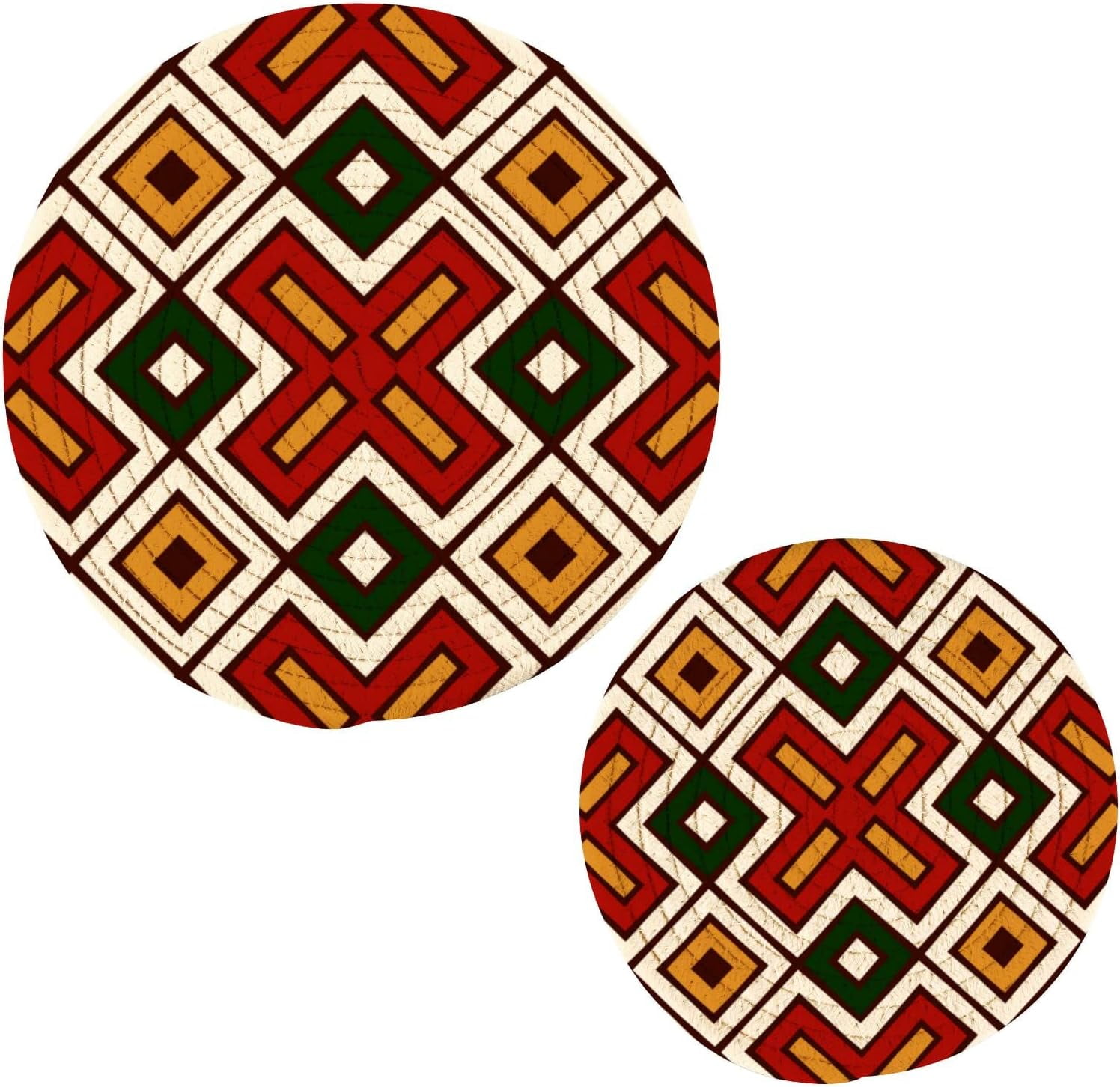 SKYSONIC Summer Colorful Pot Holders Trivets, 2 Pcs Heat Resistant ...