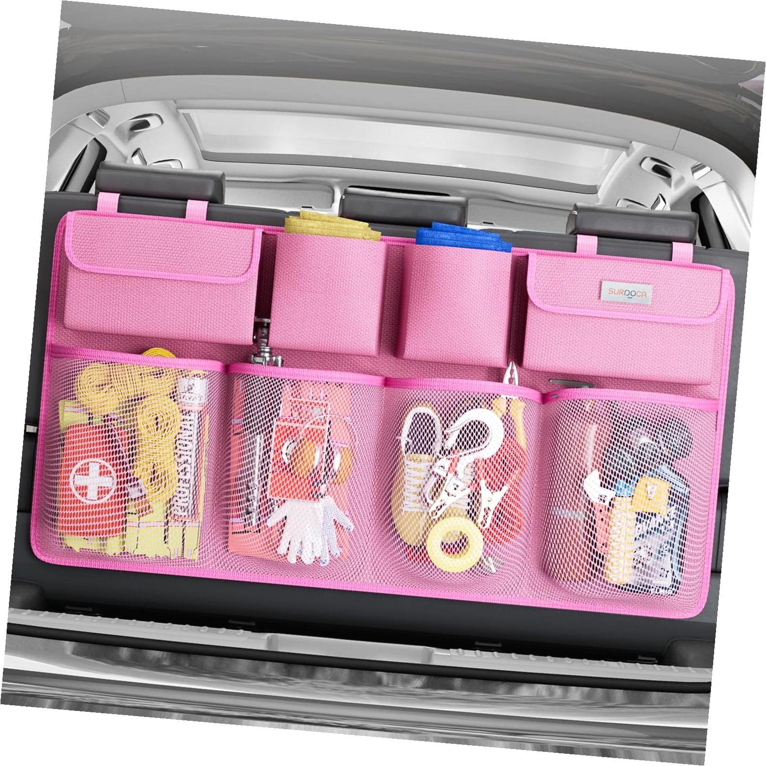 SKYSONIC Suspended Trunk Organizer for SUVs, [ENHANCED 7 Times] Vehicle ...