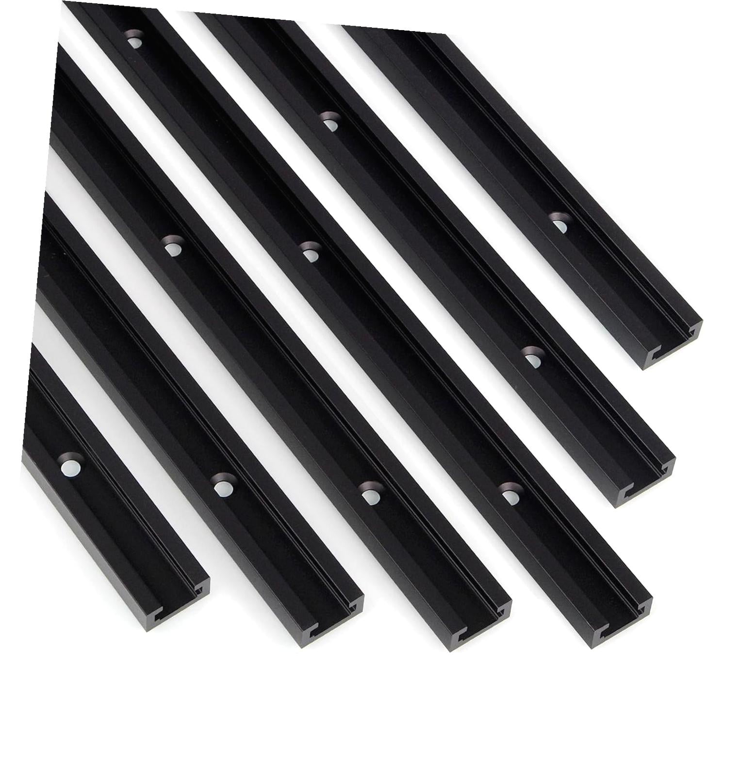 SKYSONIC T Tracks 48 Inch for Woodworking, Double-Cut Jig Profile T-Tracks with Predrilled ...