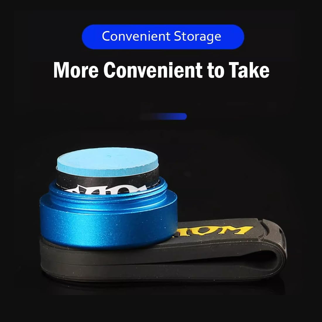 SKYSONIC TAOM Pool Chalk Holder, Round Magnetic Billiards Chalk ...