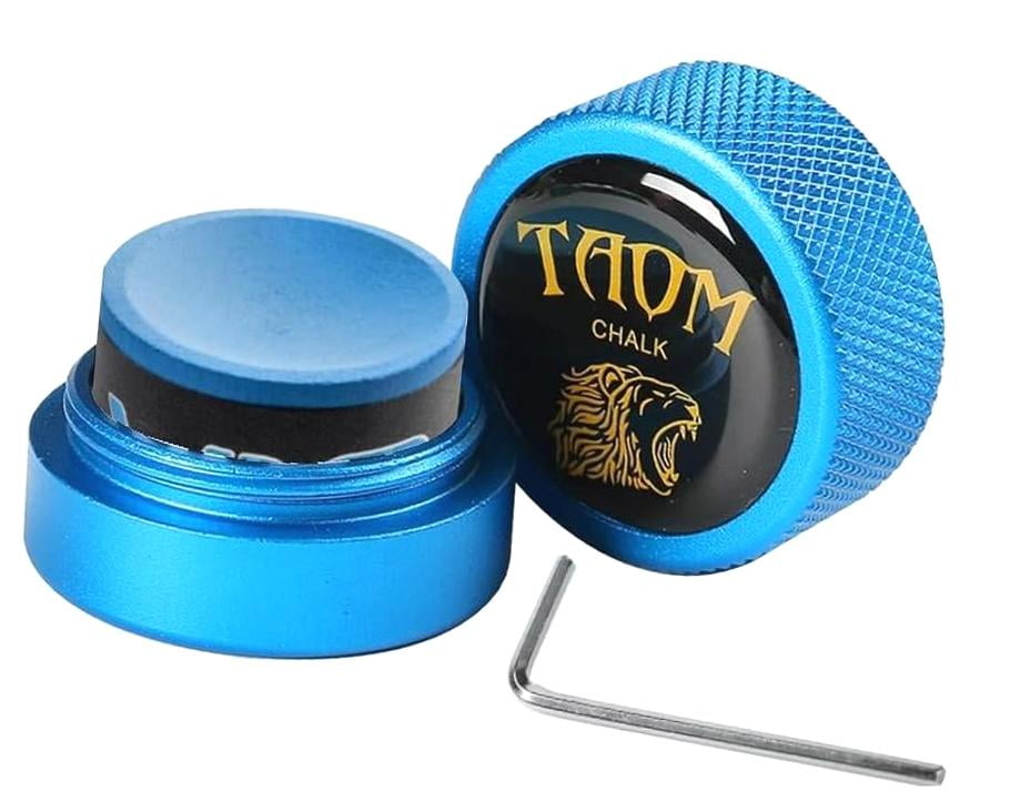 SKYSONIC TAOM Pool Chalk Holder, Round Magnetic Billiards Chalk ...