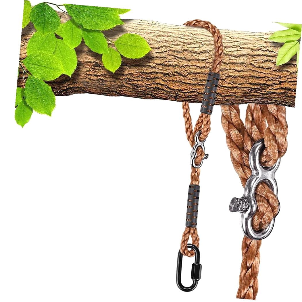 SKYSONIC Tree Swing Hammock Chair Hanging Kit, Adjustable Nylon Rope ...