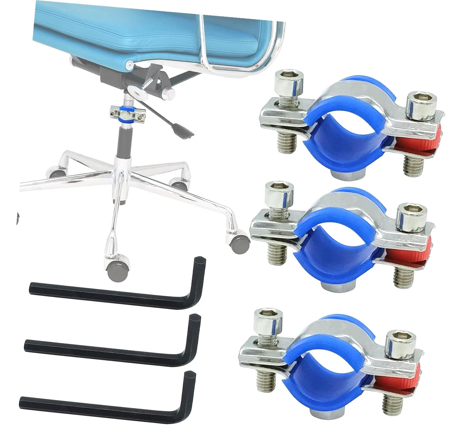SKYSONIC Triple Pack Office Chair Stabilizer, Anti-Sink Kit with Hex ...