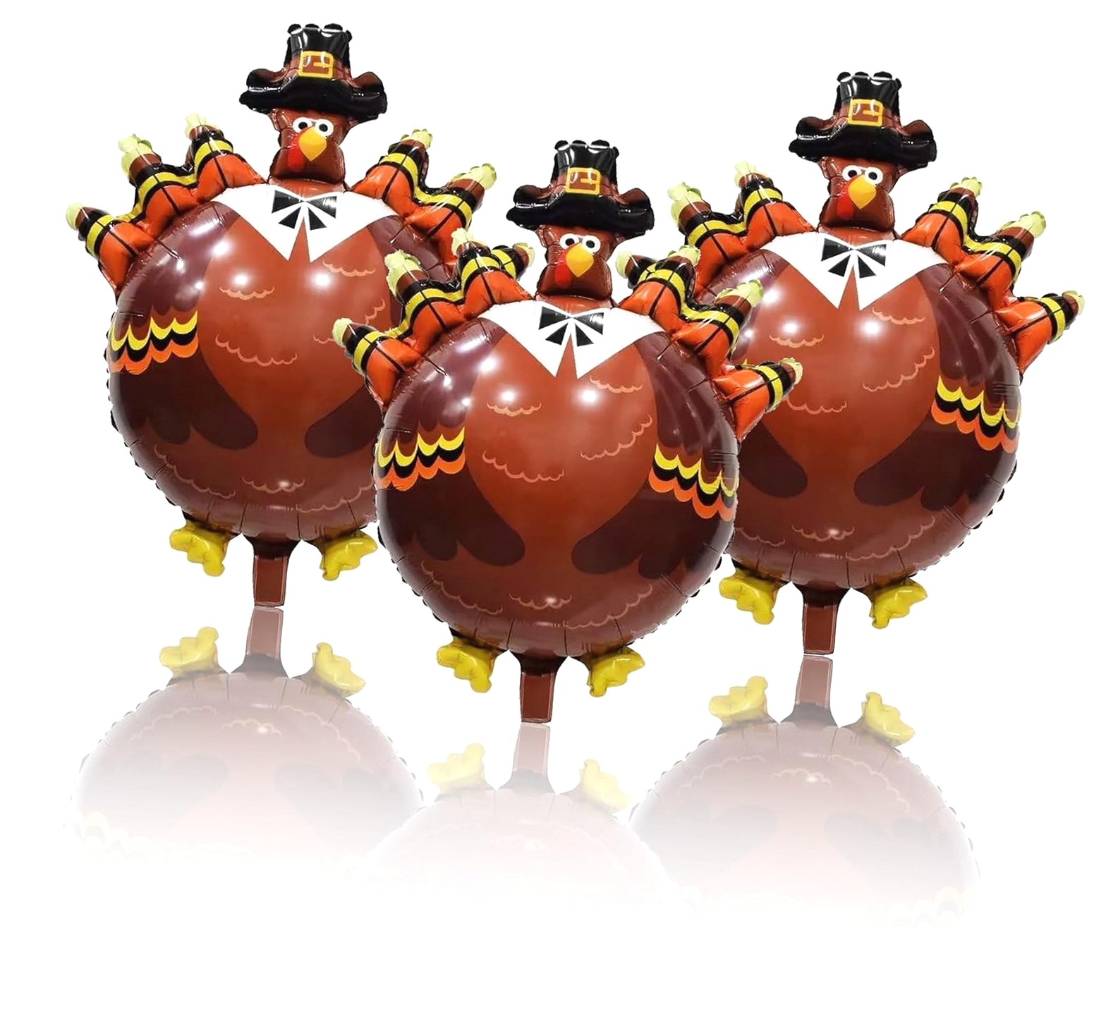 SKYSONIC Turkey Thanksgiving Fall Turkey Foil Balloon for Autumn Themed ...