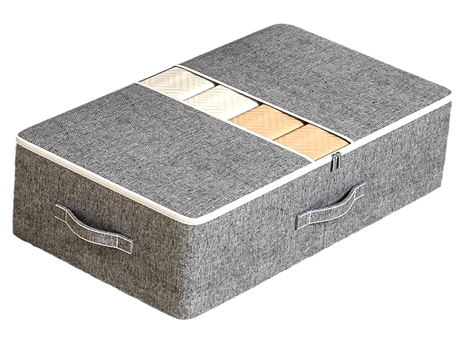 SKYSONIC Underbed Storage Bins - Friendly Collapsible Closet Organizers ...