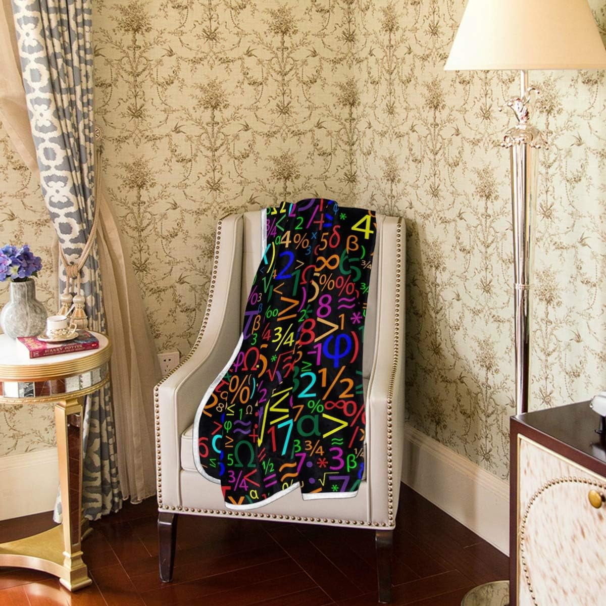 SKYSONIC Velvet Plush Throw Thermal Blanket - 4x5FT - Numbers ...