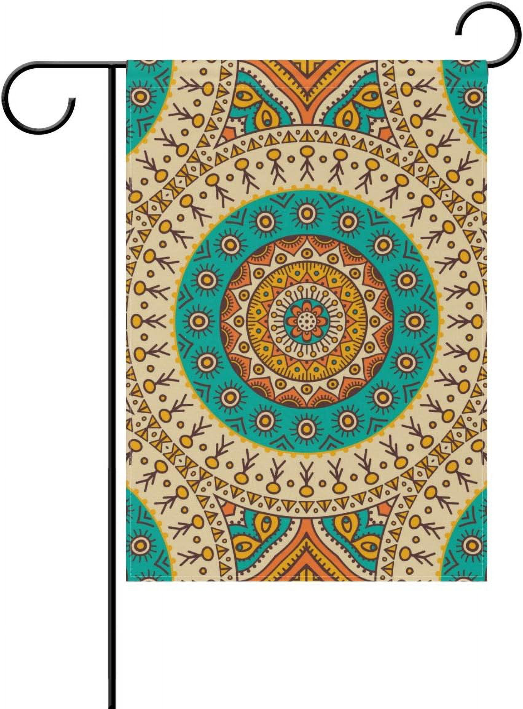 SKYSONIC Vintage Motifs Double-Sided Printed Garden House Sports Flag ...