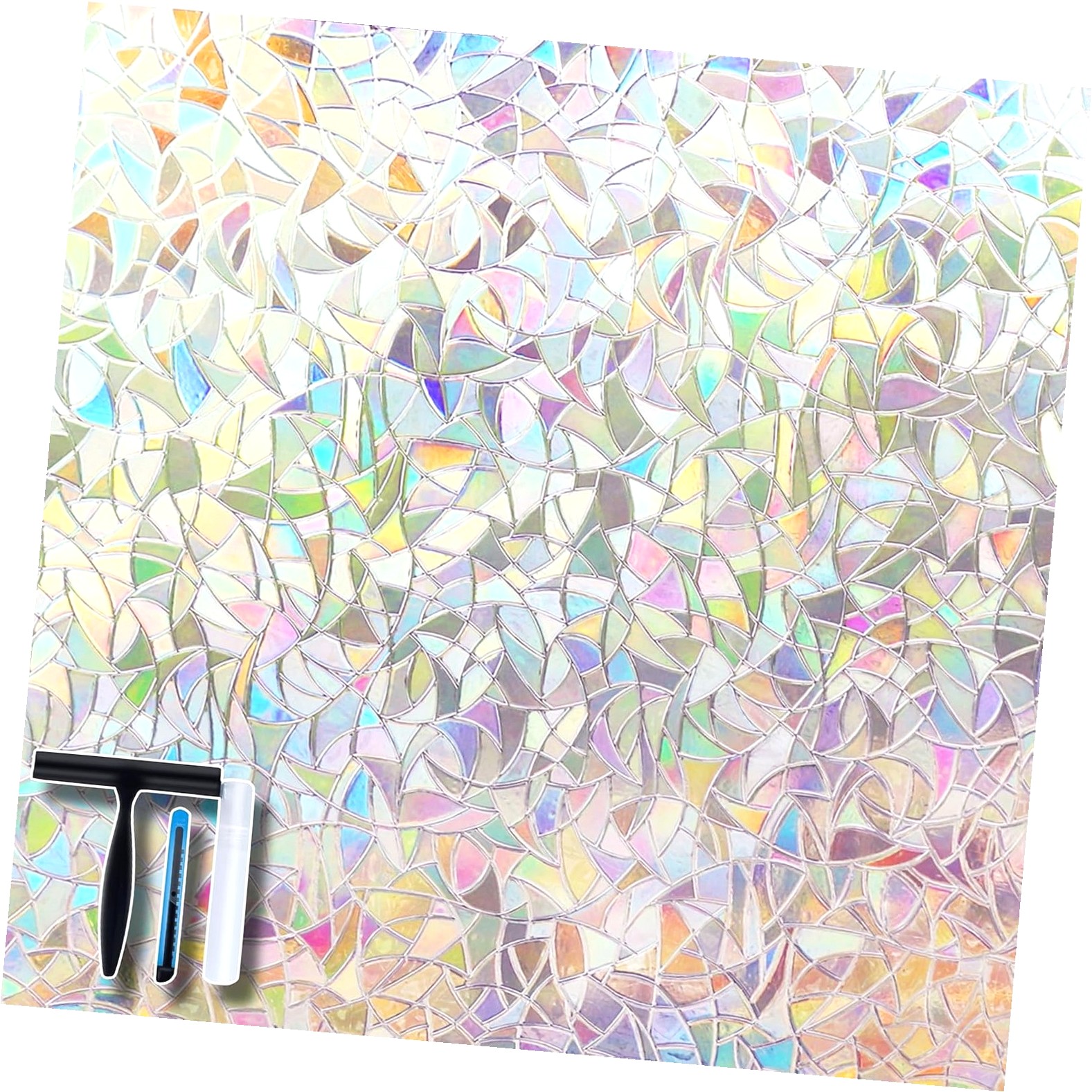 SKYSONIC Window Privacy Film with Installation Kit, Static Window ...