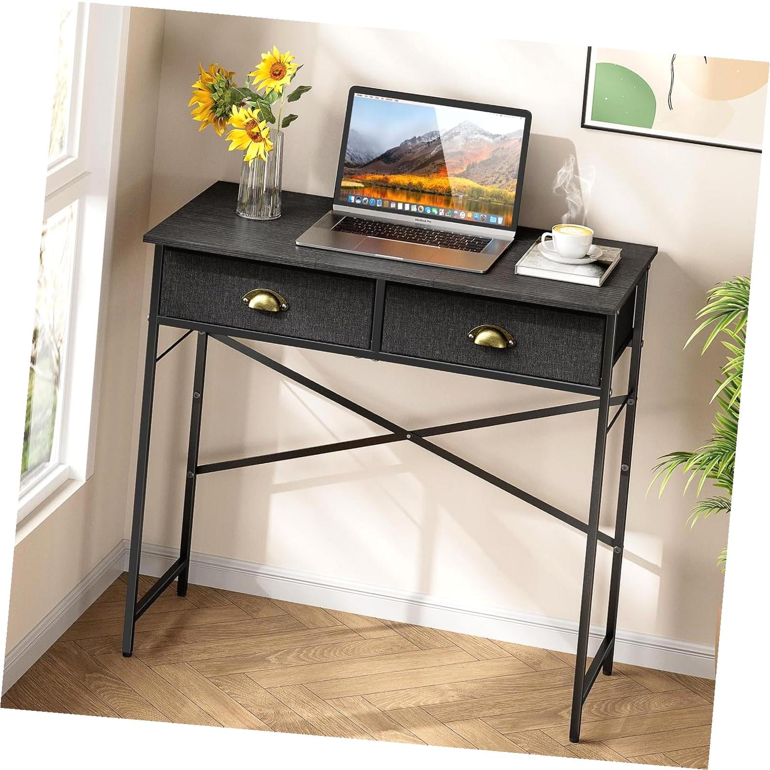 SKYSONIC Writing Desk for Bedroom, 31.5 Inch Small Computer Desk for ...