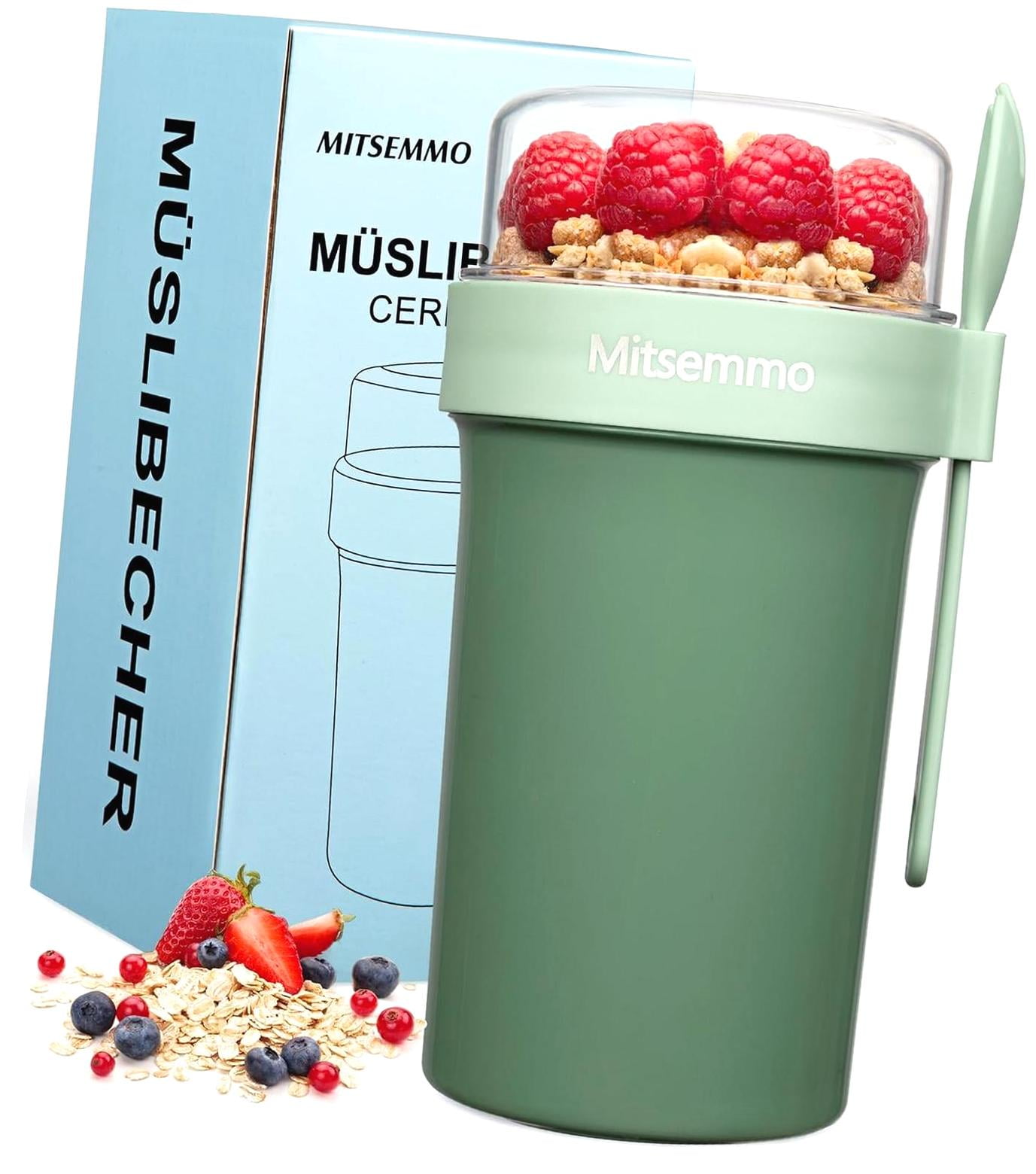 SKYSONIC Yogurt Parfait Cups With and Spoons, Breakfast On The Go ...