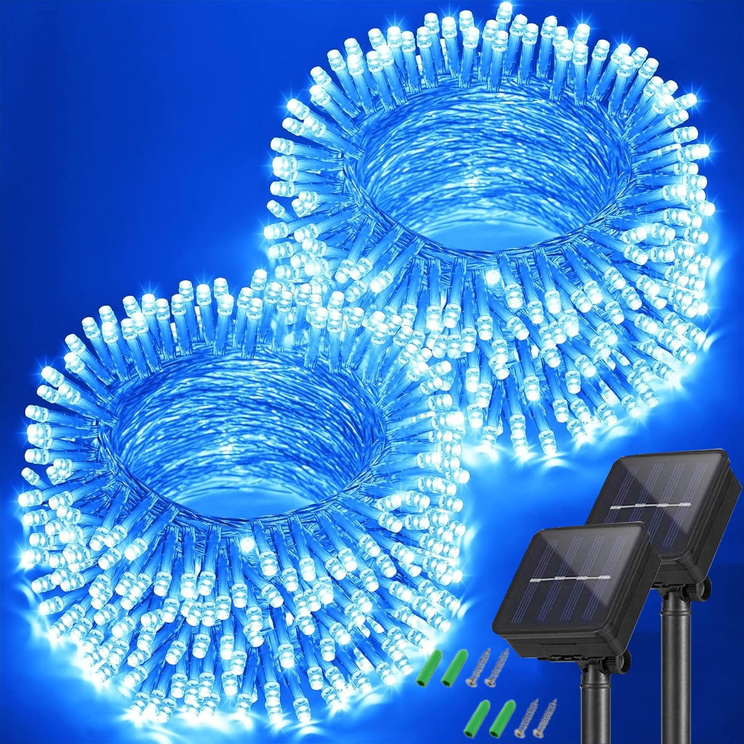 SKYUSE Solar String Lights Waterproof for Outdoor , Total 200 LED 78 ...