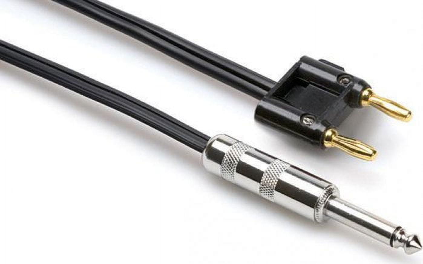 SKZ-600 Series 1/4" TS to Dual Banana Speaker Cable, 100' - Walmart ...