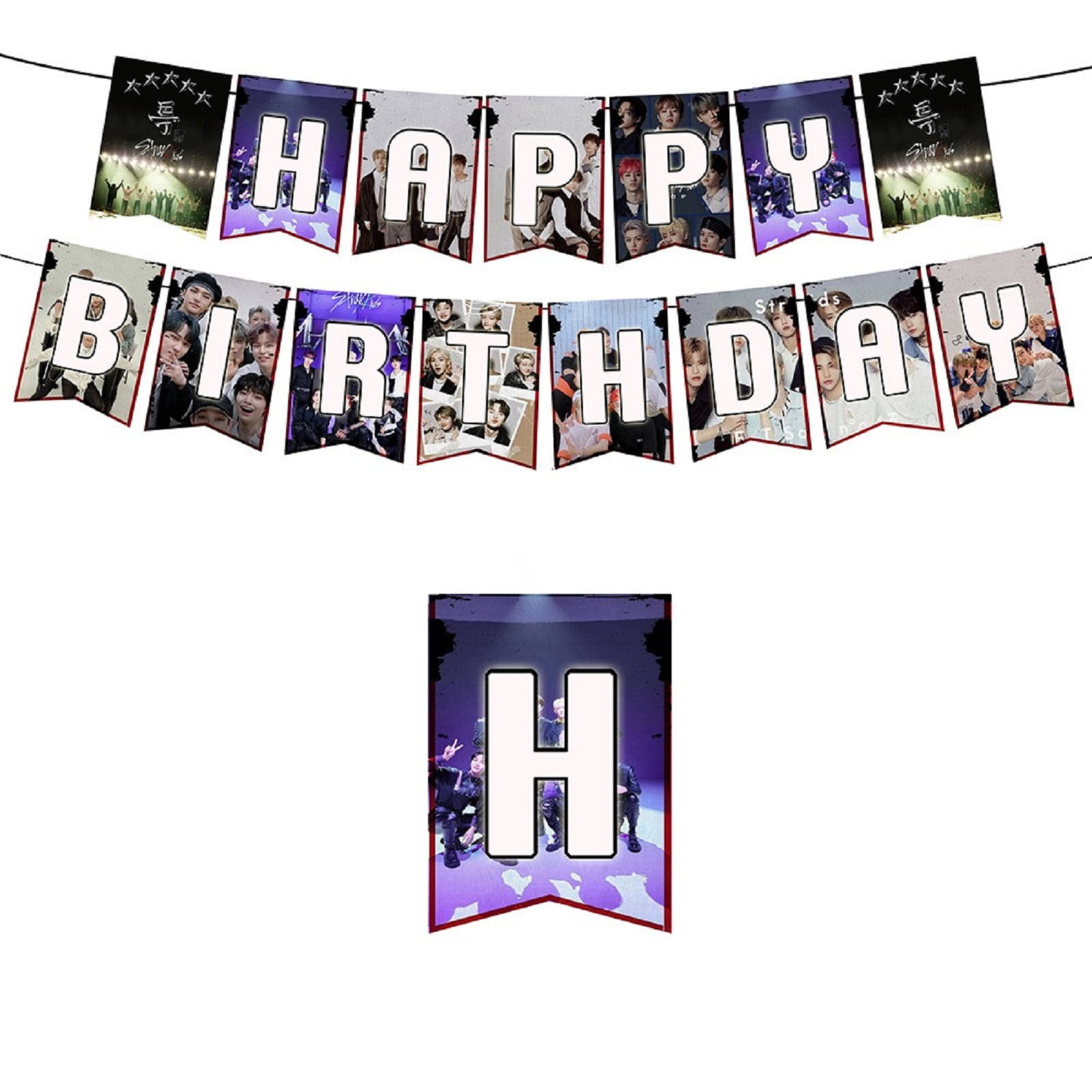 SKZ Merch 5 Star Party Decorations, Birthday Party Supplies for SKZ ...