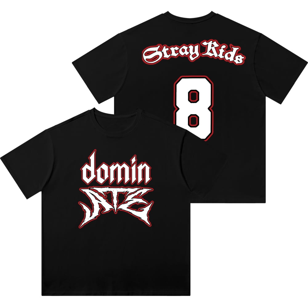 SKZ Stray Kids Dominate Tour Merch Vintage Wash Tee Cosplay Unisex ...