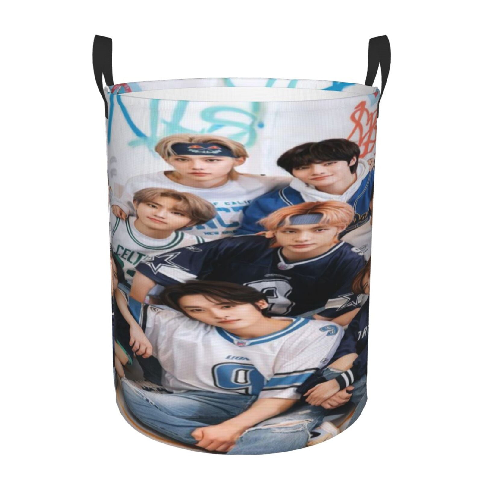 SKZ Stray Korea Ki-DS Laundry Basket with Handle Waterproof Fabric ...