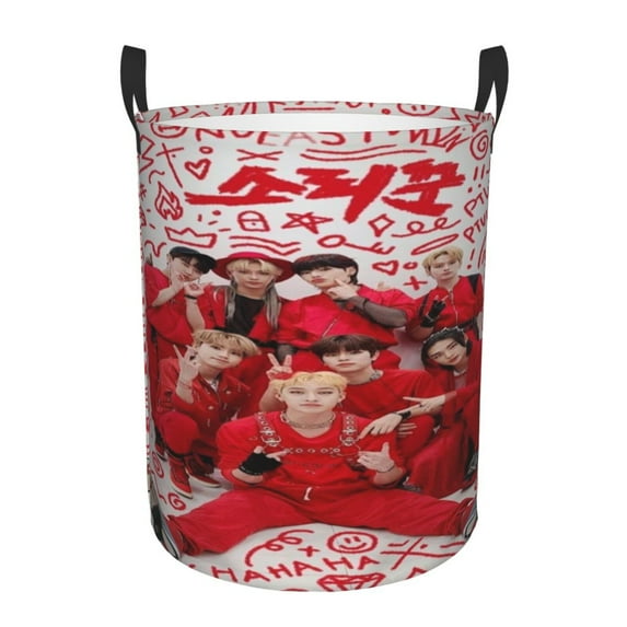 SKZ Stray Korea Ki-DS Laundry Basket with Handle Waterproof Fabric ...
