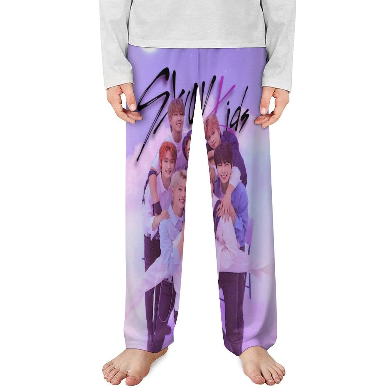 SKZ Stray Korea Ki-DS Pajama Pants Cartoon Casual Lounge PJ Bottoms ...