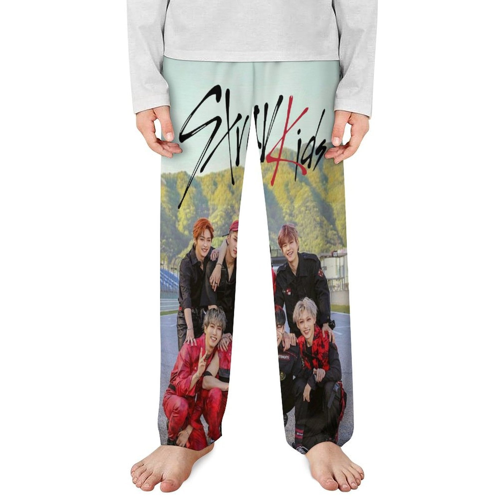 SKZ Stray Korea Ki-DS Pajama Pants Cartoon Casual Lounge PJ Bottoms ...