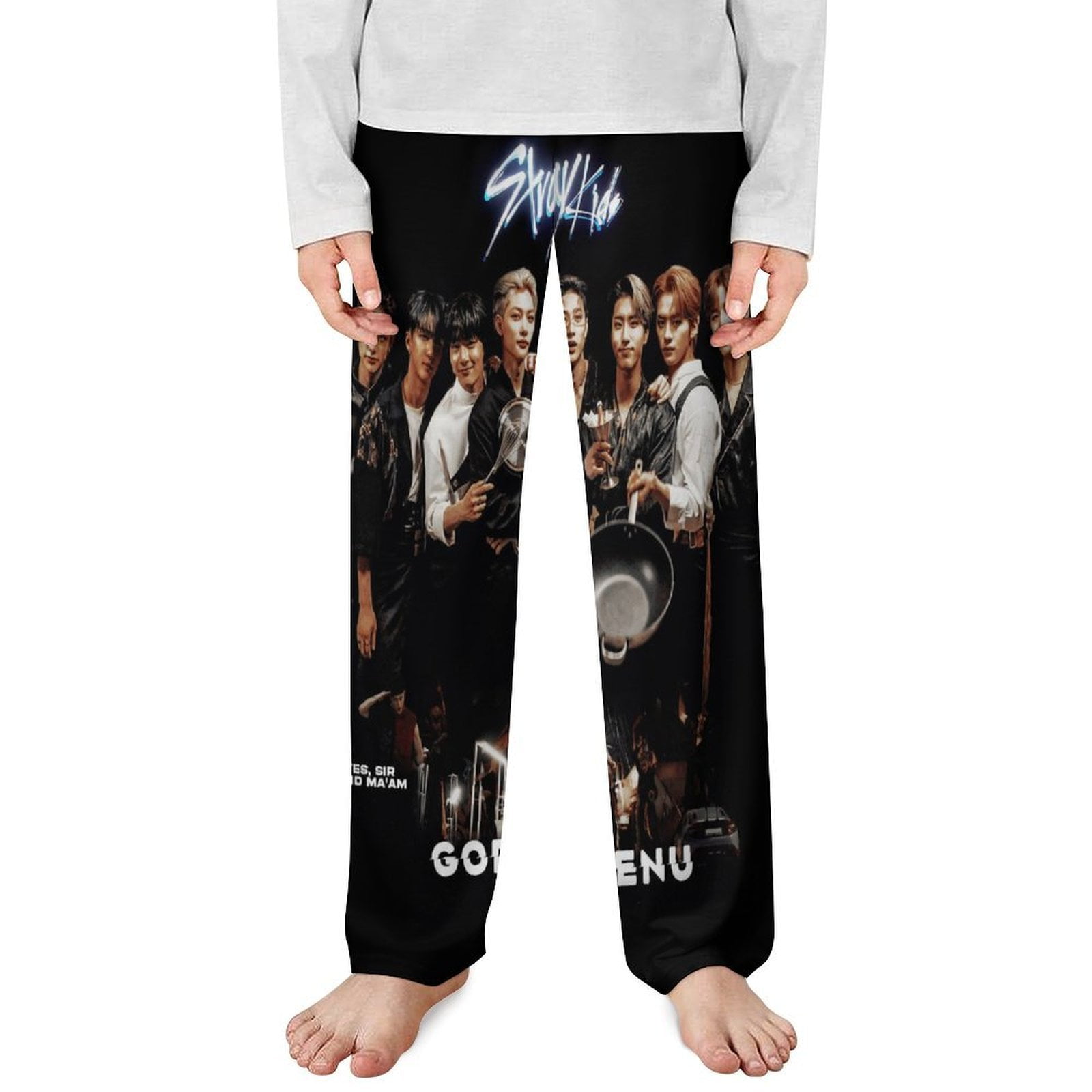 SKZ Stray Korea Ki-DS Pajama Pants Cartoon Casual Lounge PJ Bottoms ...