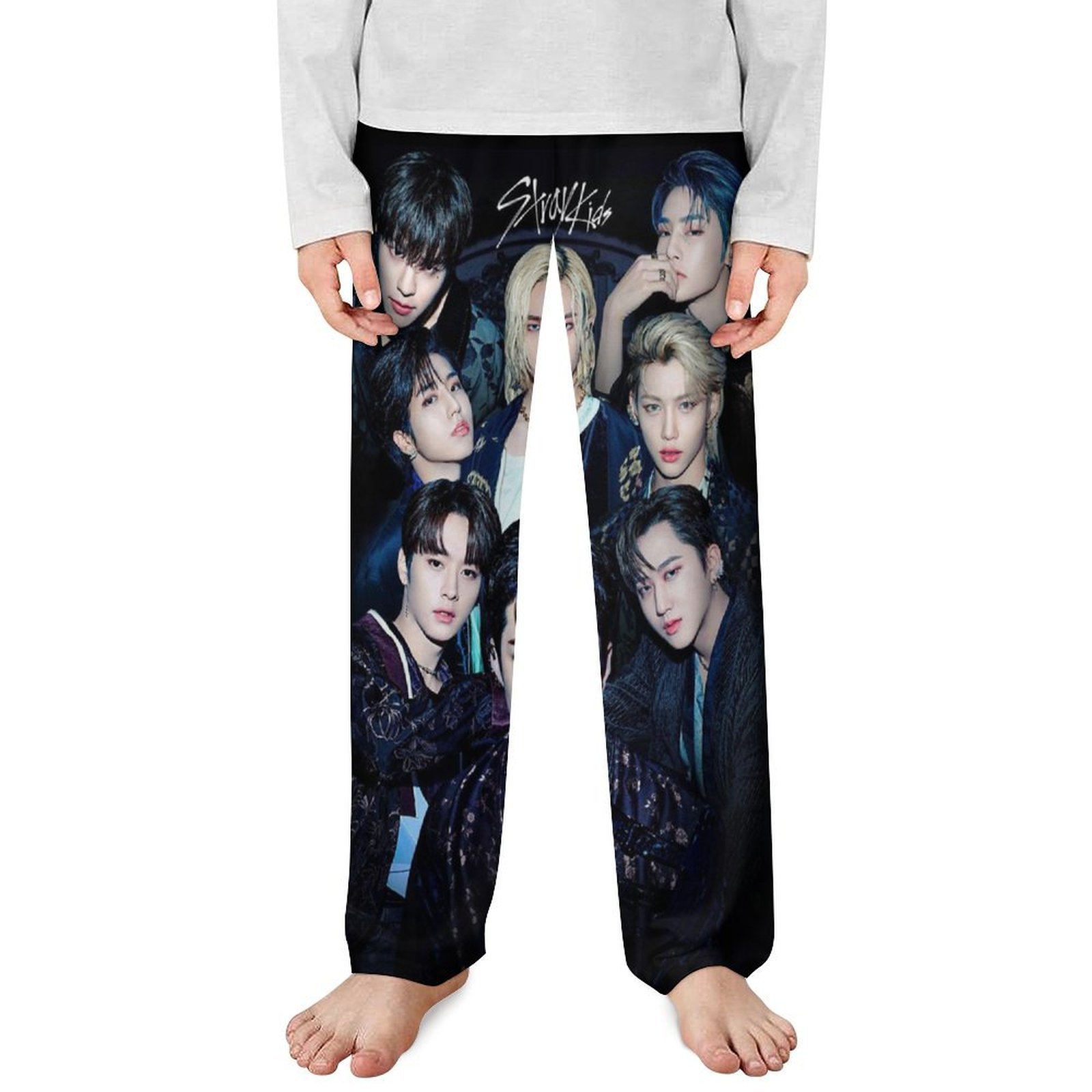 SKZ Stray Korea Ki-DS Pajama Pants Cartoon Casual Lounge PJ Bottoms ...