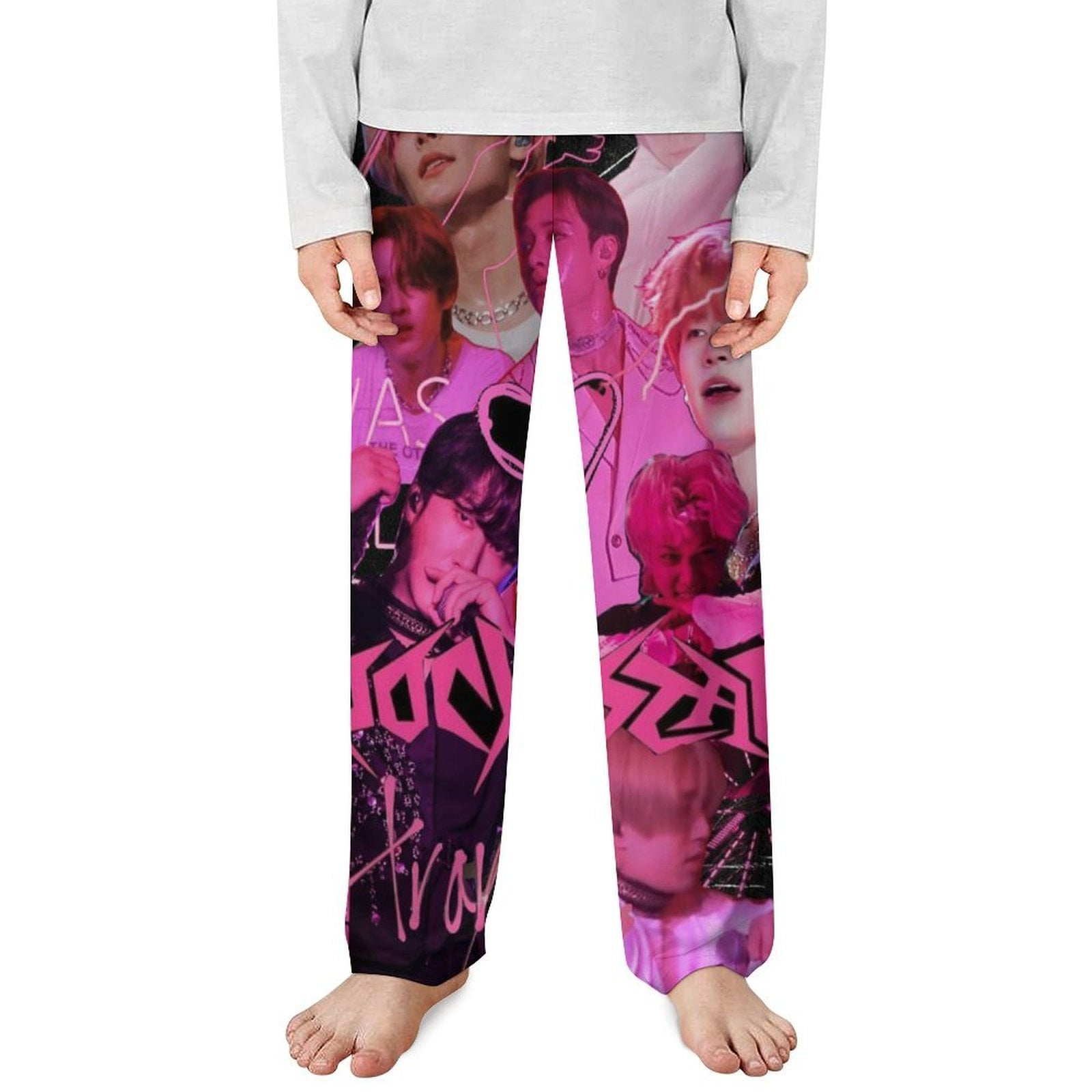 SKZ Stray Korea Ki-DS Pajama Pants Cartoon Casual Lounge PJ Bottoms ...