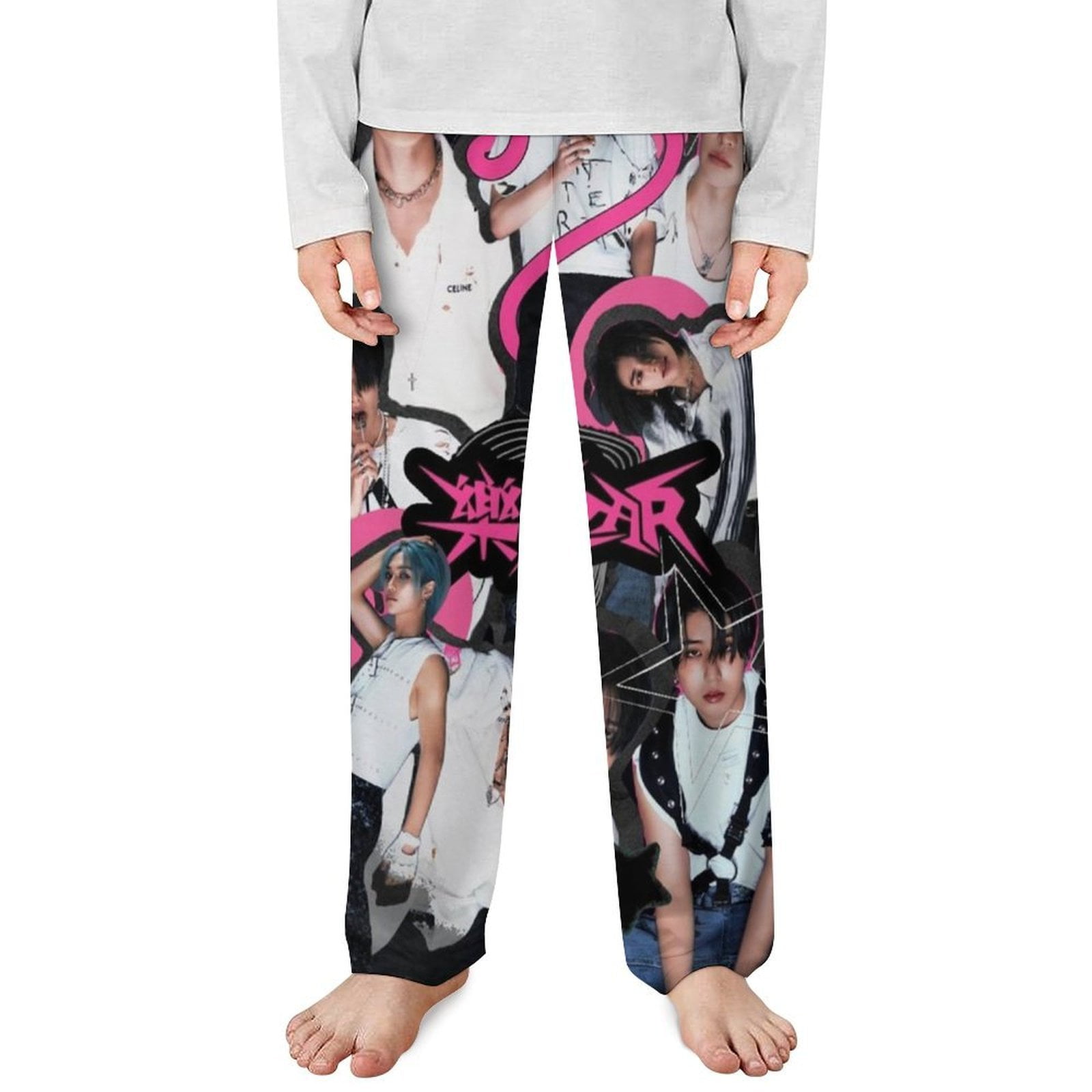 SKZ Stray Korea Ki-DS Pajama Pants Cartoon Casual Lounge PJ Bottoms ...