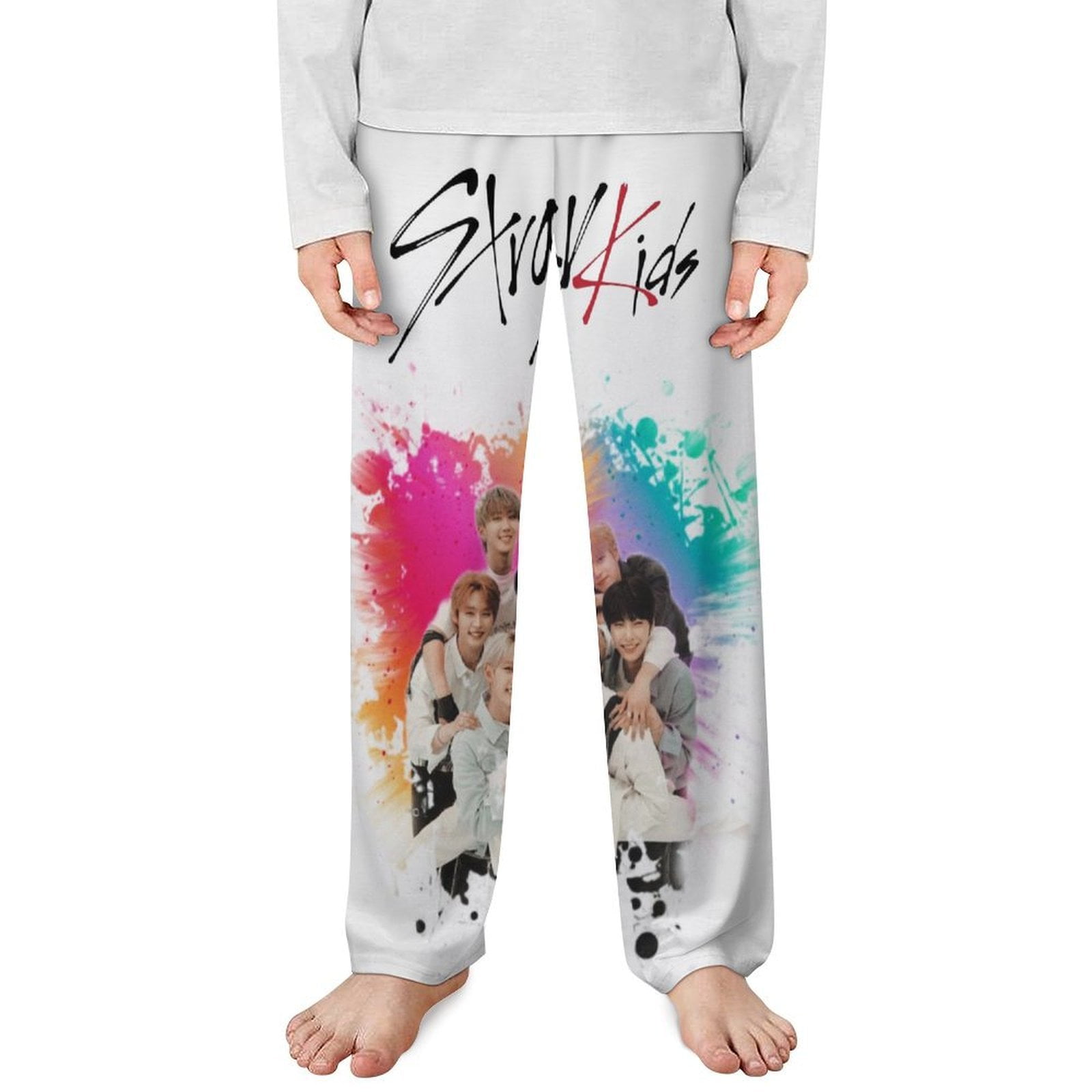 SKZ Stray Korea Ki-DS Pajama Pants Cartoon Casual Lounge PJ Bottoms ...